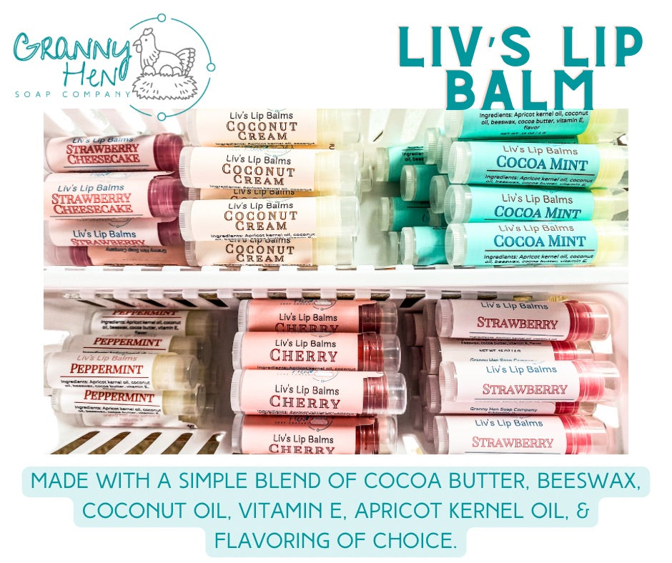 Liv’s Lip Balm – Granny Hen Soap Company